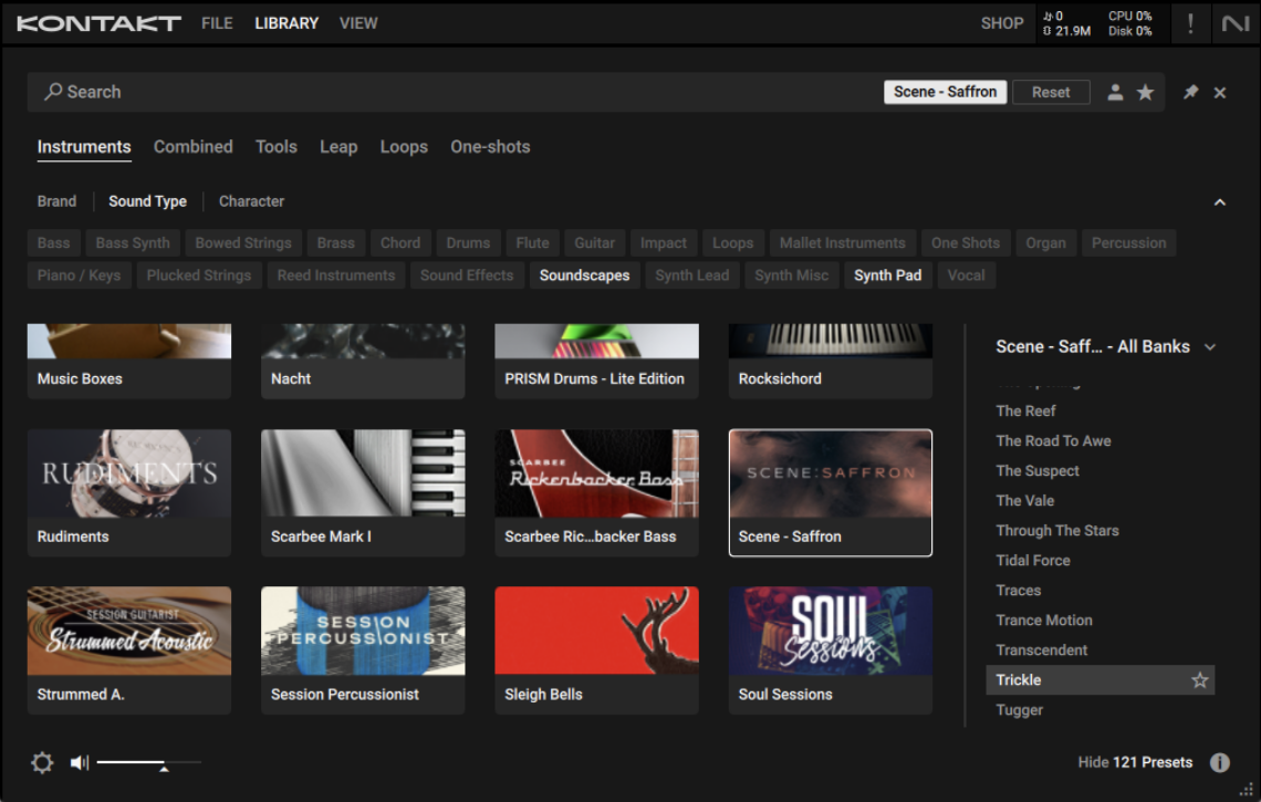 Create a soundscape with Scene: Saffron – Native Instruments Blog