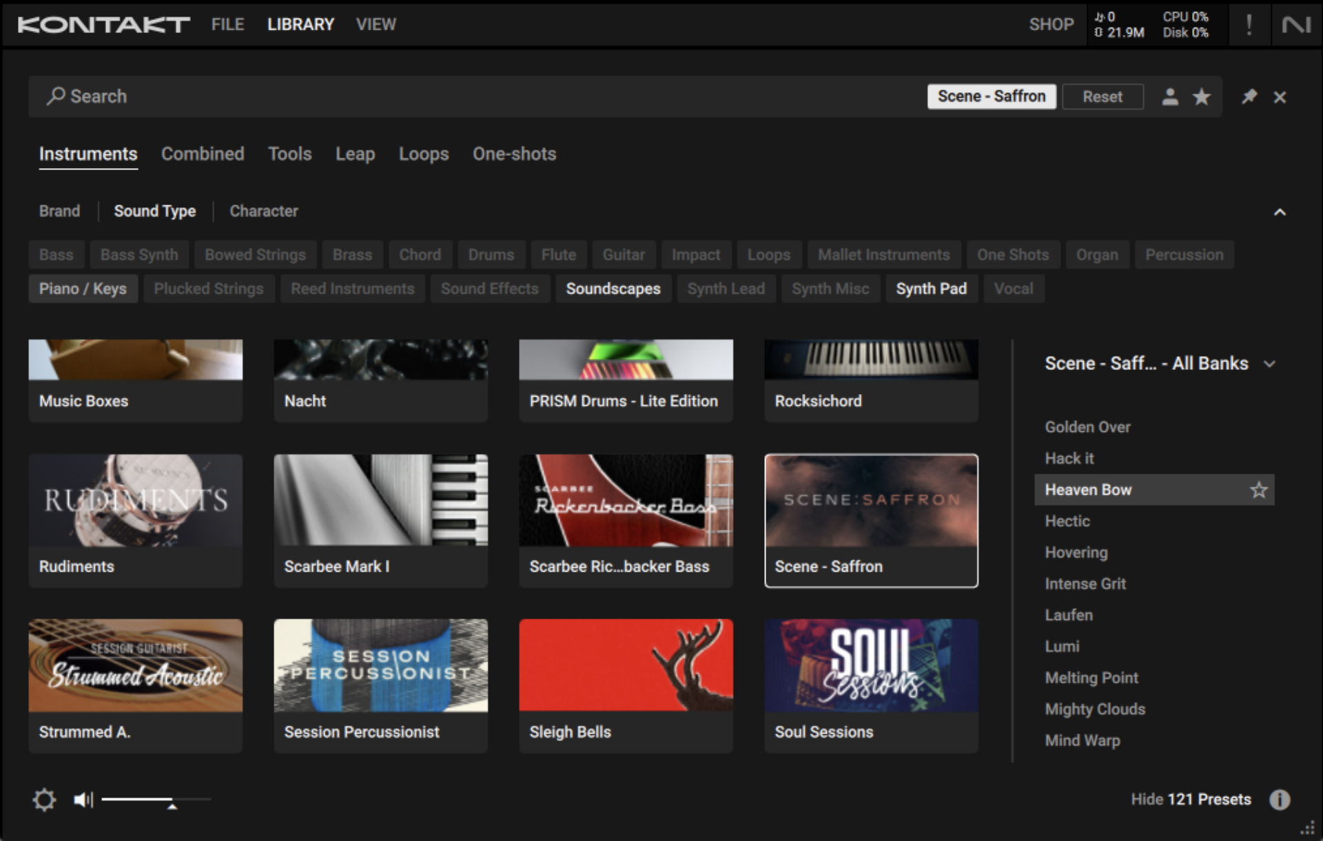 Create a soundscape with Scene: Saffron | Native Instruments Blog
