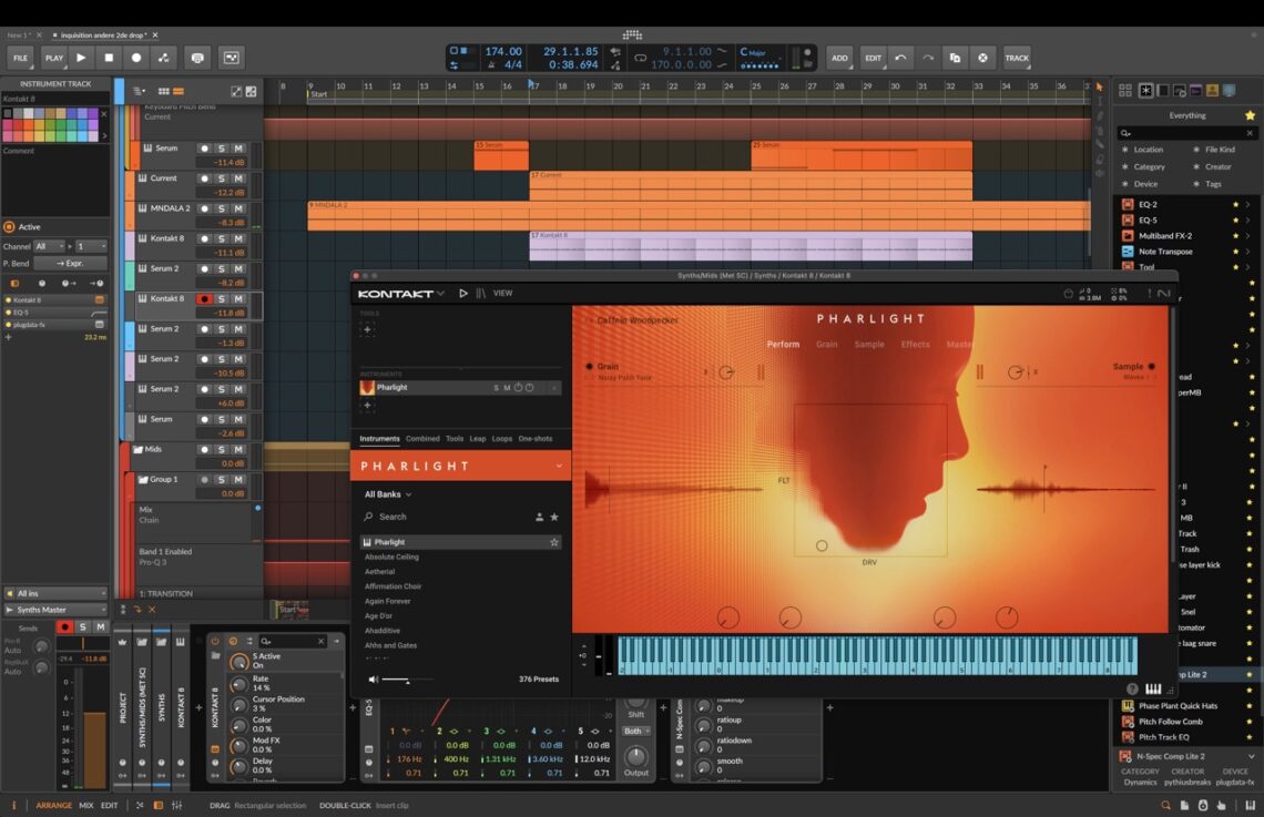Inside Pythius’s workflow for fusing metal and drum and bass | Native ...